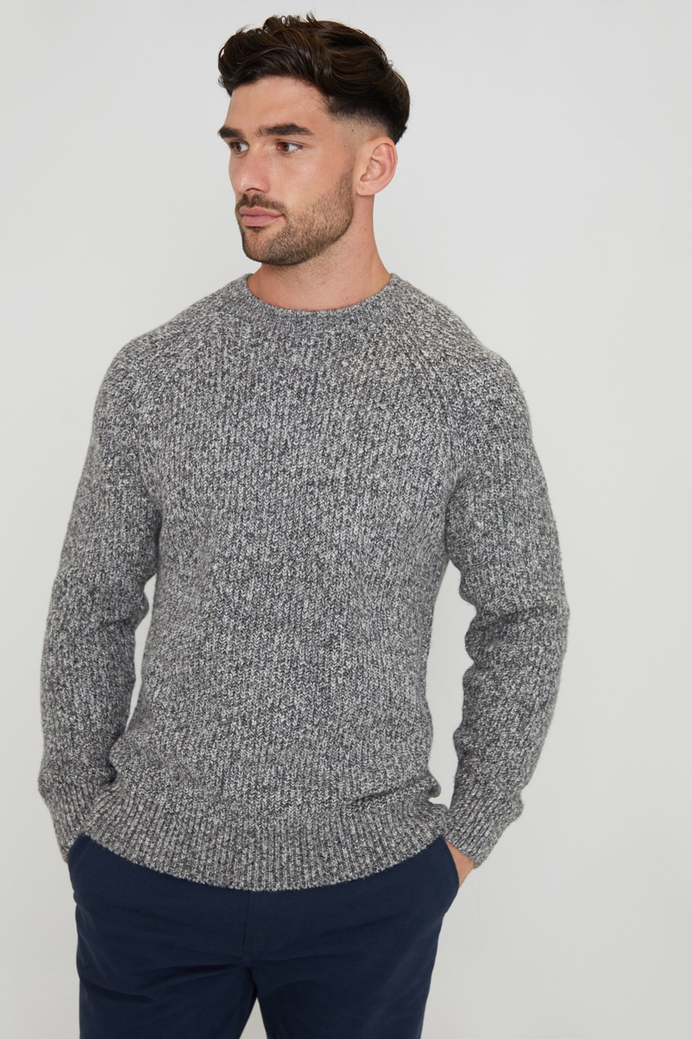 Raglan Sleeve Crew Neck Mens Jumper | Mountain Warehouse