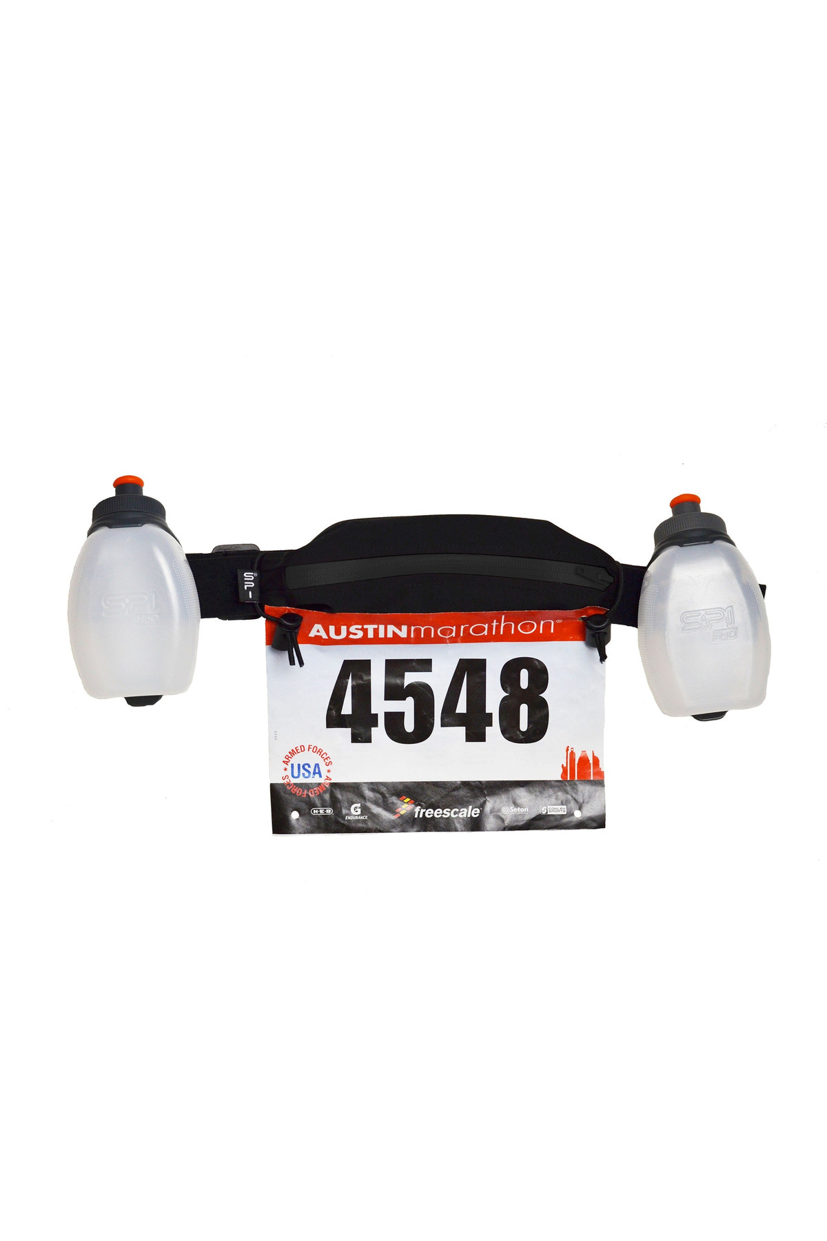 Distance Pro Run Belt with Gel Loops & 2 Bottles | Mountain Warehouse