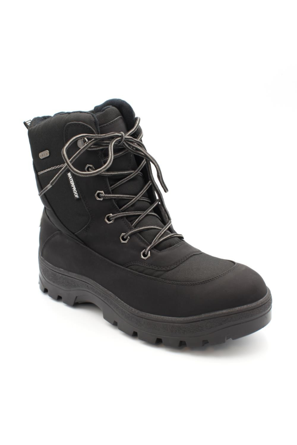 Keele Men's Waterproof Winter Boots with Ice Grips | Mountain Warehouse