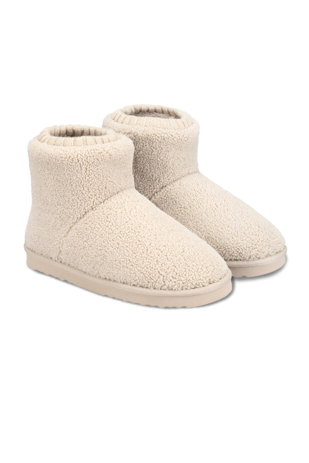 Womens Borg Boot With Cuff Detail | Mountain Warehouse