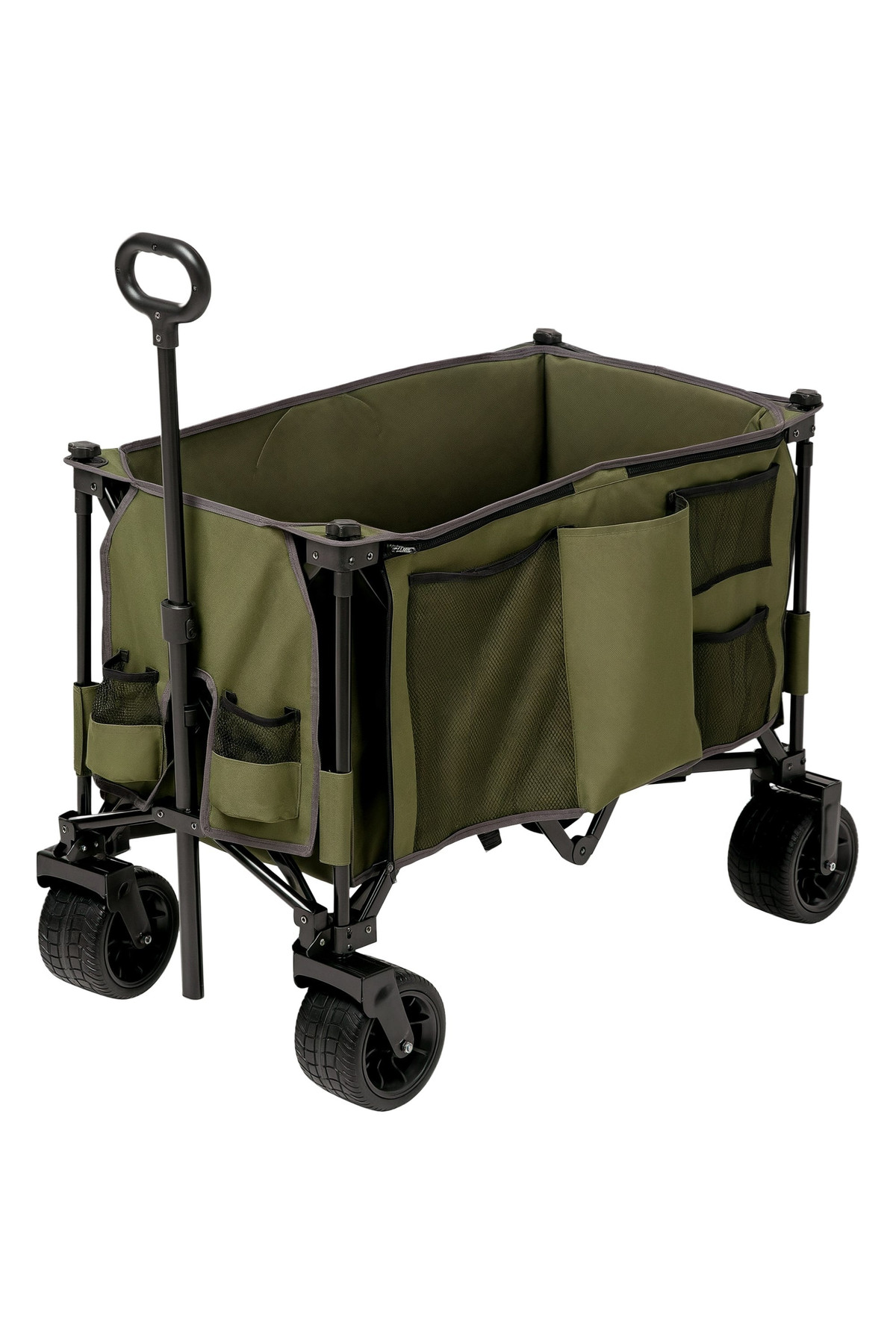 Folding Garden Camping Trolley on Wheels | Mountain Warehouse