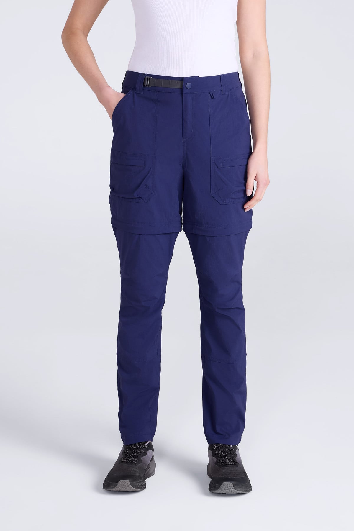 EMS Womens Cargo Zip-Off Ecoflex Pants | Mountain Warehouse Canada