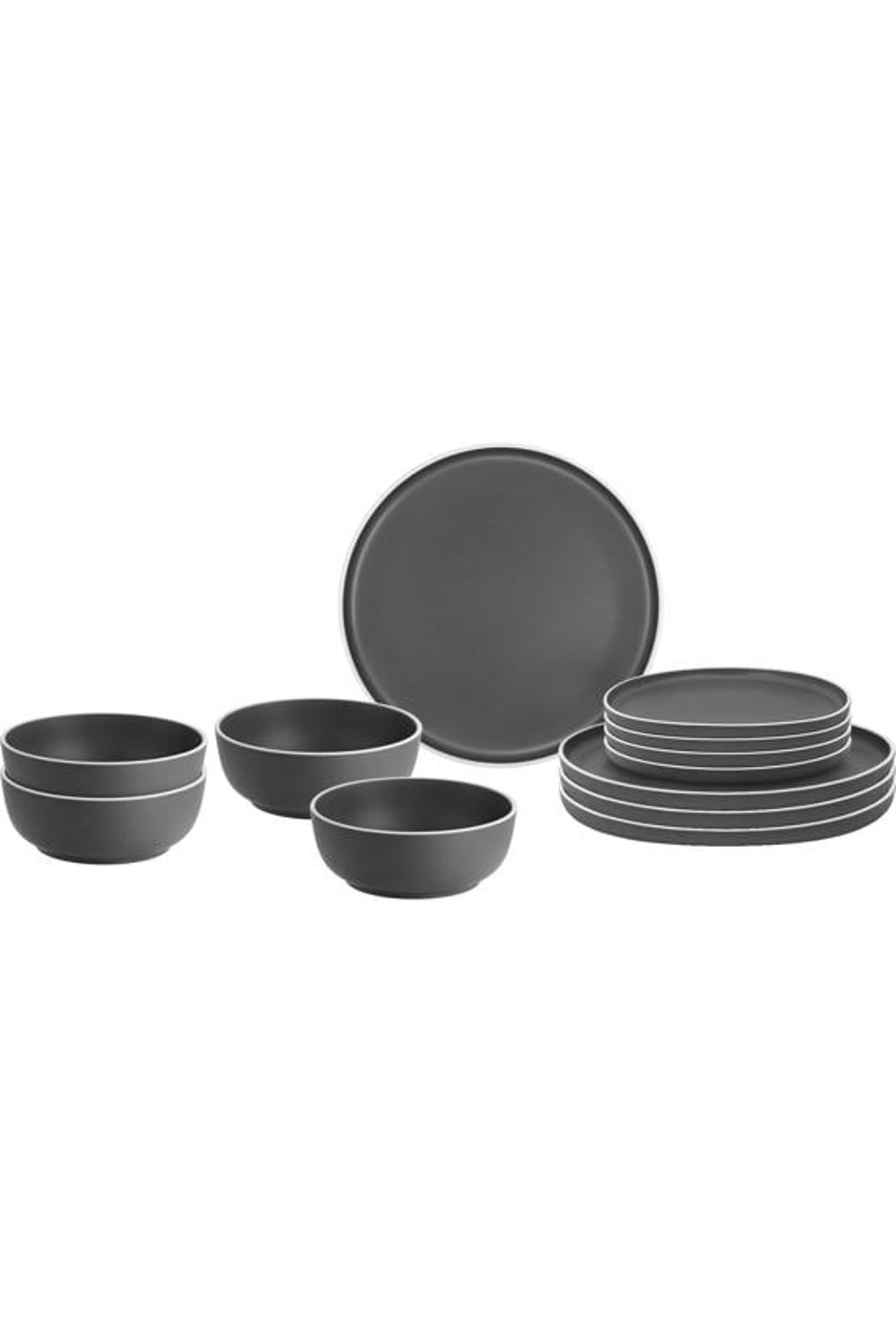 Midday 12 Piece Dinner Set Dolomit | Mountain Warehouse
