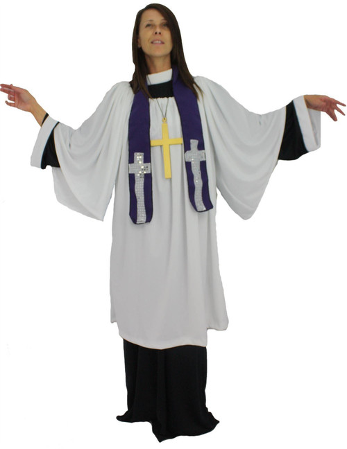 Adults Unisex Gospel Church Religious Choir Singer Fancy Dress Costume ...