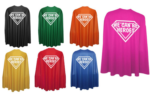 Adults 35" Length We Can Be Hero's Superhero Cape Fancy Dress - Dragons ...