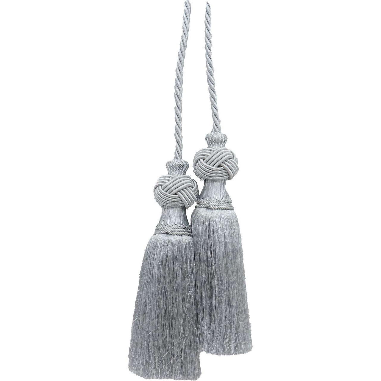 9 Inch Metallic Tassels With 30 Inch Rope curtain tieback