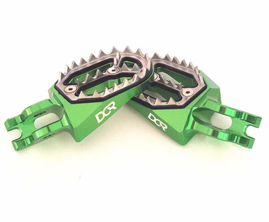 DCR CNC Wide Foot Pegs Footpegs Kawasaki KX250 KX250F KX450F KLX450 ...