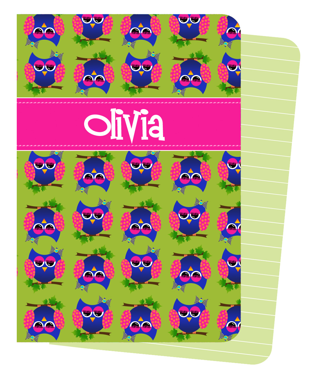 Mini Journals - Allie the Owl - Lavender Belle Design