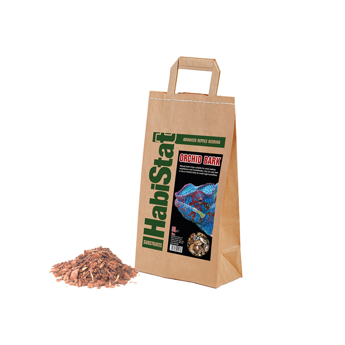 HabiStat Orchid Bark Substrate, Fine, 5 Litres - Essex Reptile Ltd