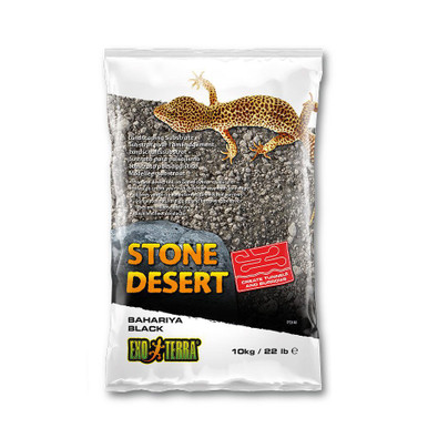 Exo Terra Stone Desert Substrate BLACK 10kg, PT3148 - Essex Reptile Ltd
