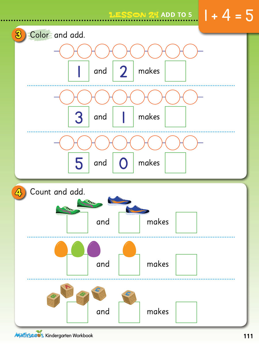 Kindergarten Math Workbook – 200 Essential Math Skills