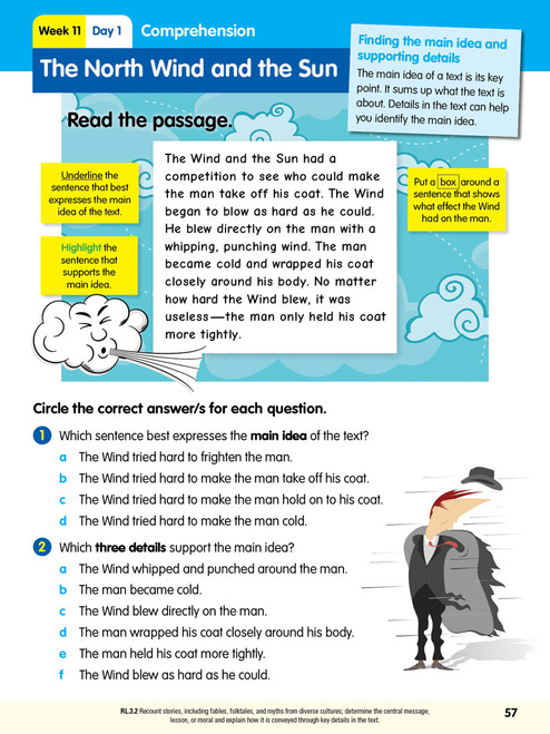 Grade 3 Reading Workbook – 200 Reading Skills for 3rd Grade