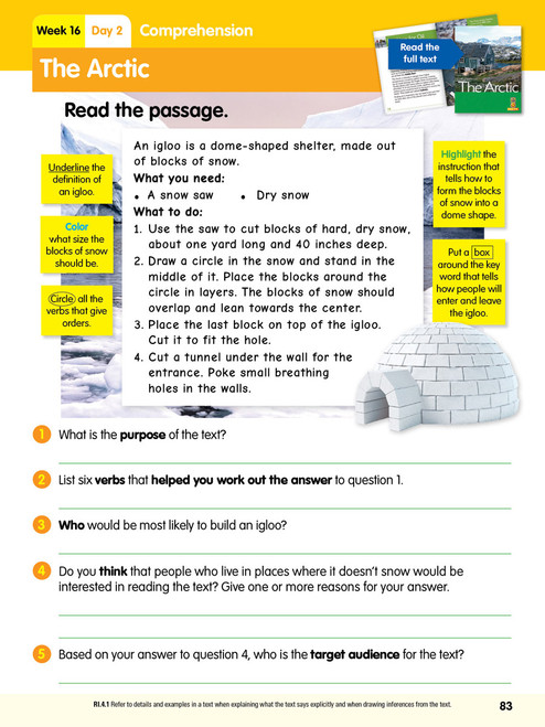 Grade 4 Reading Workbook – 200 Reading Skills for 4th Grade