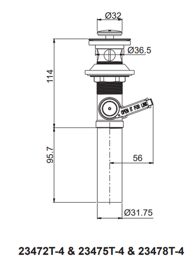 Parallel 高身單把手面盆龍頭浴室3件套 - 玫瑰金色