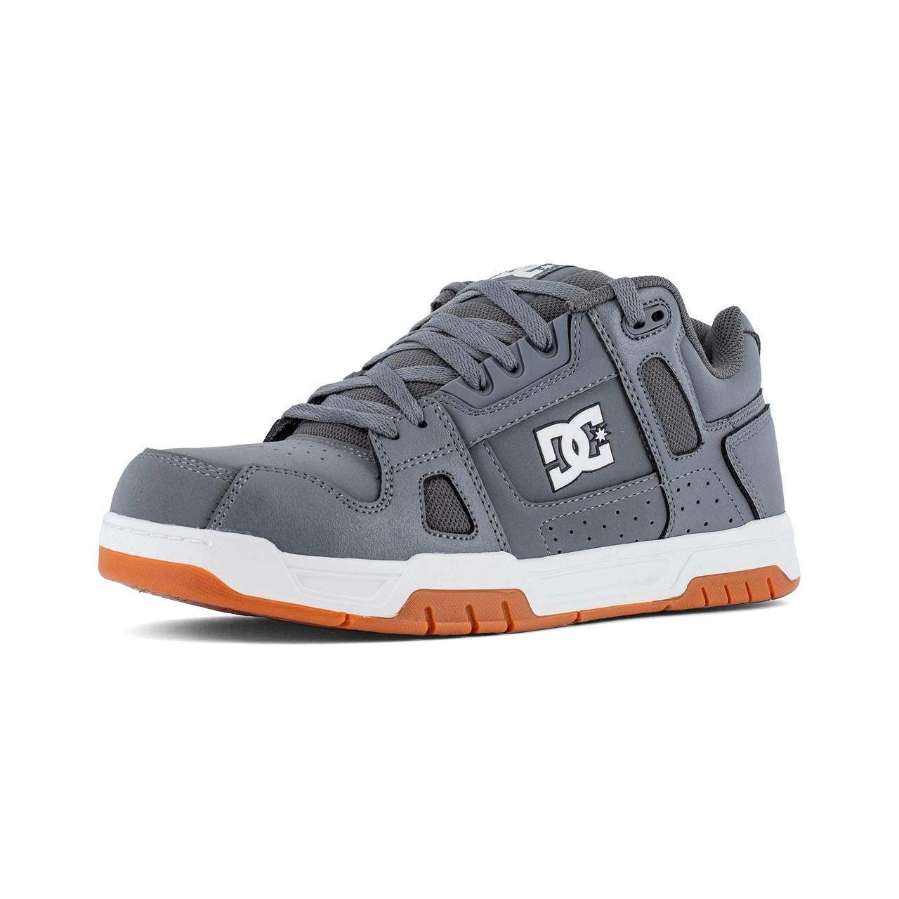 DC Work Crew Stag Work Men's Composite Toe Work Shoe - Gray/Gum | Shop Now