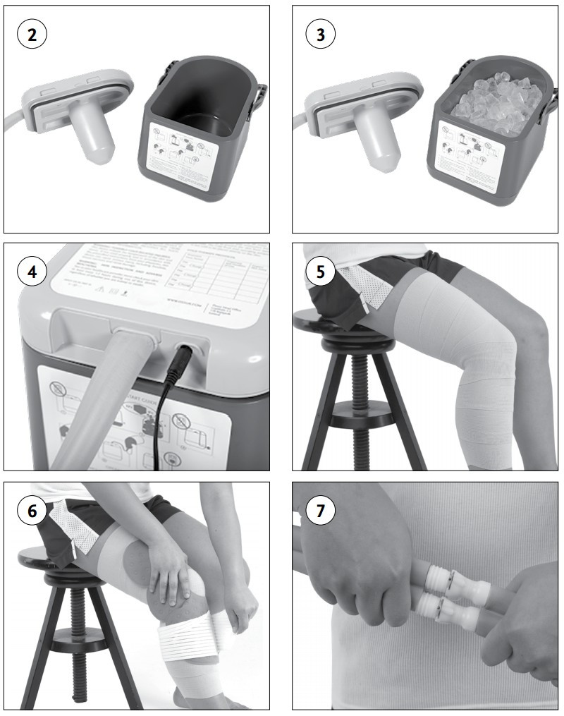 Ossur Cold Rush COMPACT - Cold Therapy System - Ships Free