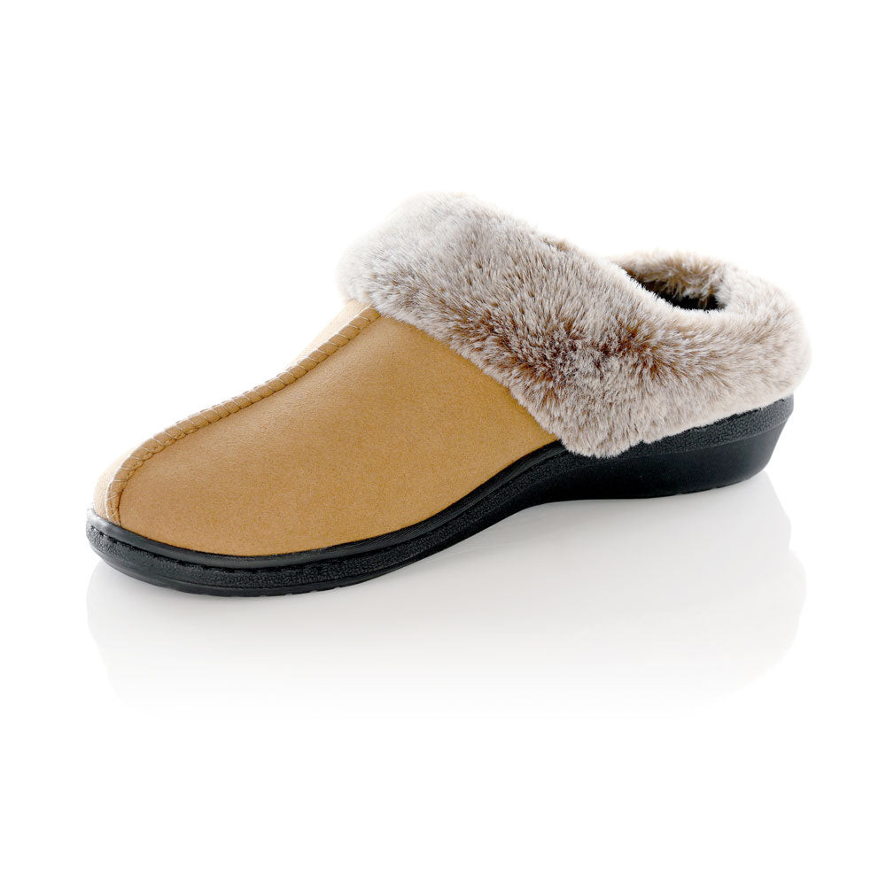 Powerstep Luxe Women's Orthotic Slippers with Arch Support - Free Shipping