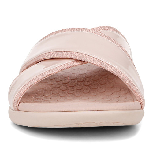 Vionic Merced Women's Cross Strap Slide Orthotic Sandals