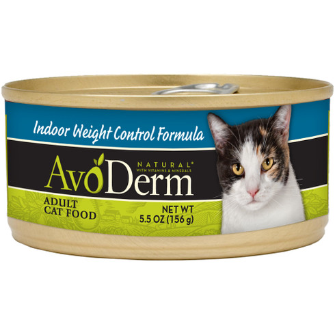 AvoDerm Indoor Weight Control Formula Wet Cat Food (5.5 0Z) - Nature's Pet Cuisine