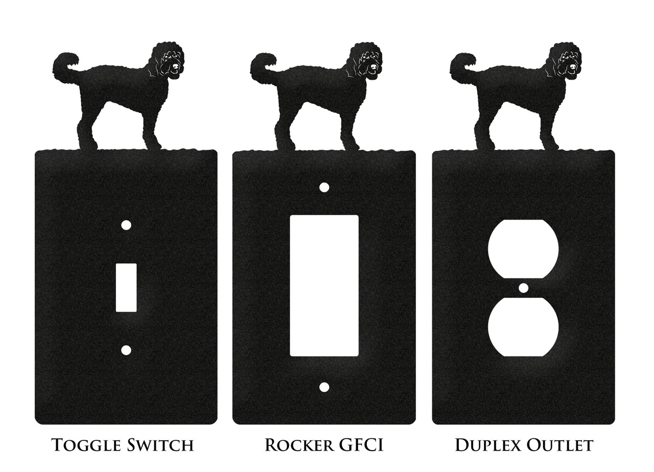 GOLDENDOODLE Plate Dog Metal Plate Cover | SWEN Products