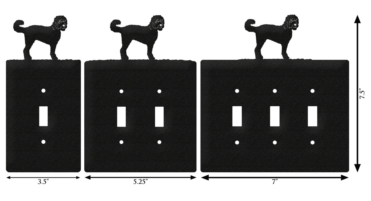 GOLDENDOODLE Plate Dog Metal Plate Cover | SWEN Products