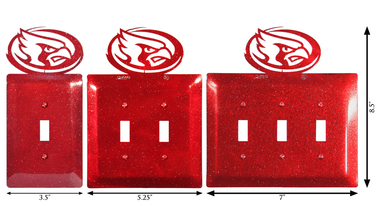 IOWA STATE CYCLONES Collegiate Metal Plate Cover | SWEN Products