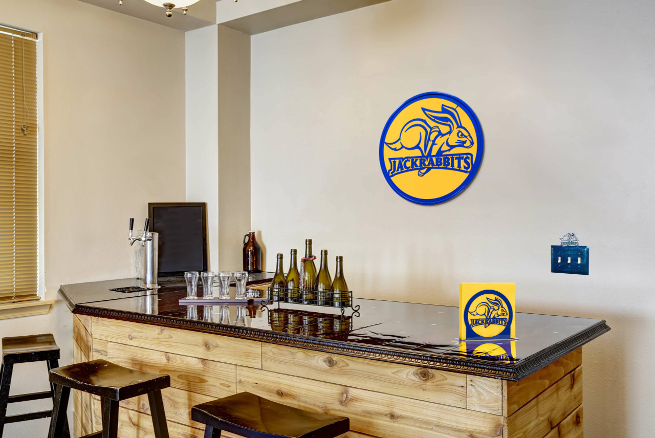 SOUTH DAKOTA STATE SDSU JACKRABBITS Collegiate Logo Metal Wall Art ...