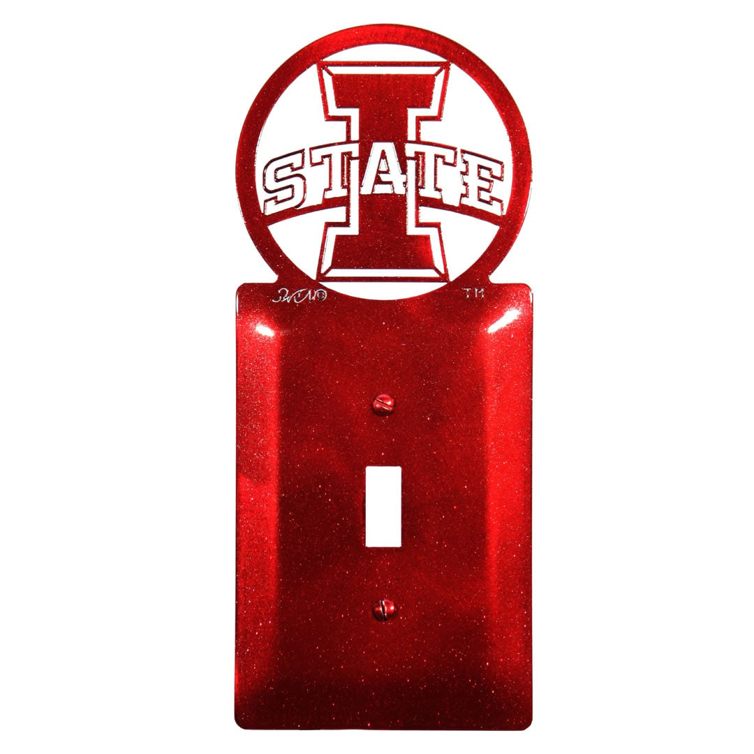 IOWA STATE I STATE Collegiate Metal Plate Cover | SWEN Products