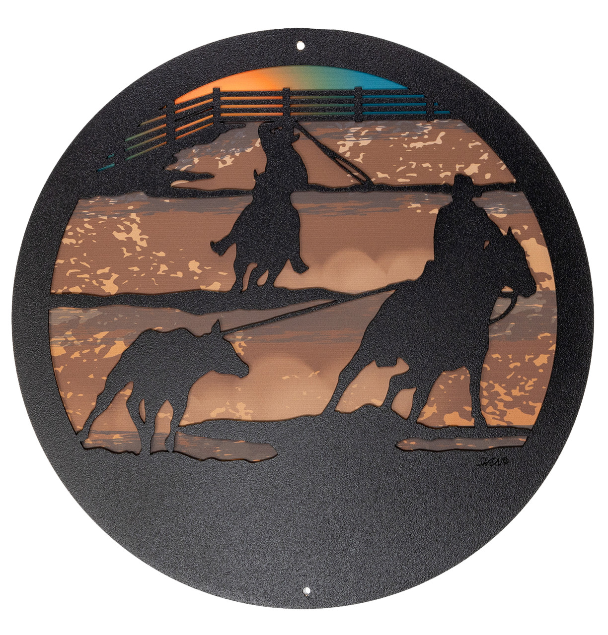 TEAM ROPER Scenic Metal Wall Art Decor | SWEN Products