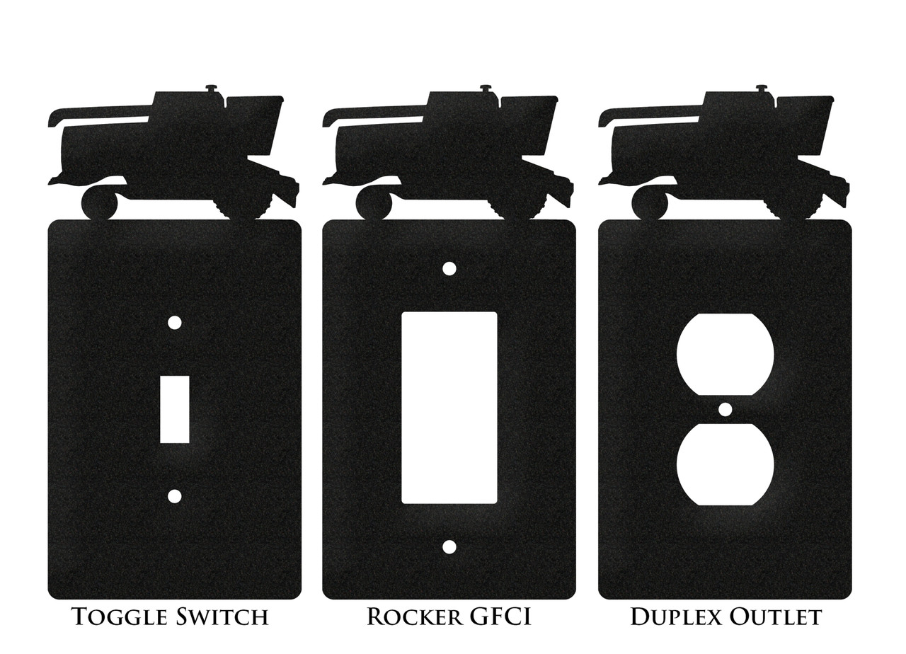 COMBINE TRACTOR Metal Plate Cover | SWEN Products