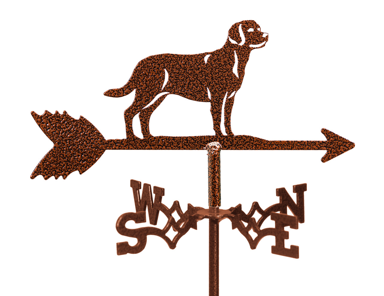 LABRADOR DOG Flower Pot Birdhouse Steel Weathervane | SWEN Products