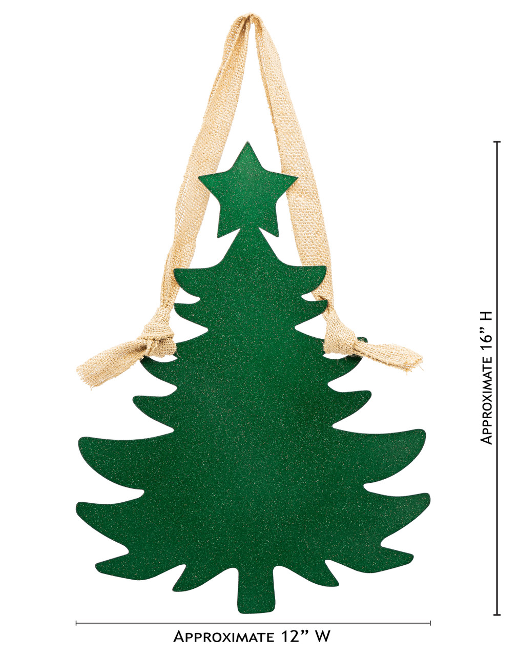 CHRISTMAS TREE Hanging Sign Metal Wall Decor | SWEN Products