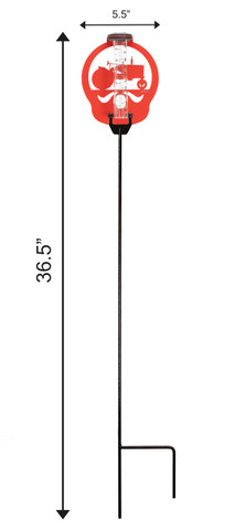 TRACTOR Metal Steel Rain Gauge | SWEN Products