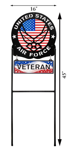 US AIR FORCE Scenic Yard Sign | SWEN Products