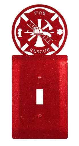 FIRE RESCUE FIREMAN Metal Plate Cover | SWEN Products