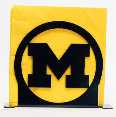 MICHIGAN WOLVERINES Metal Letter Holder Napkin Holder | SWEN Products