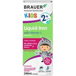 Kids Liquid Iron with Vitamin C 200ml