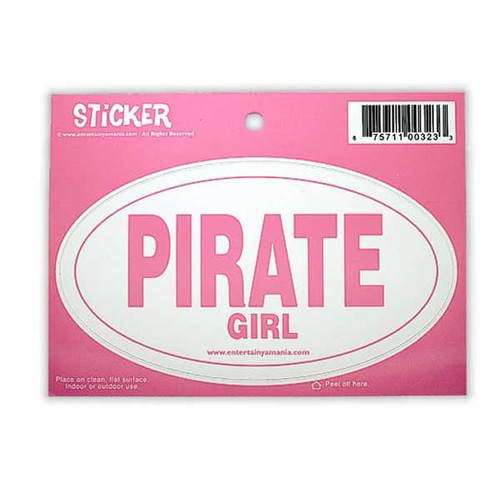 Pirate Girl Sticker - Antilles Trading Company