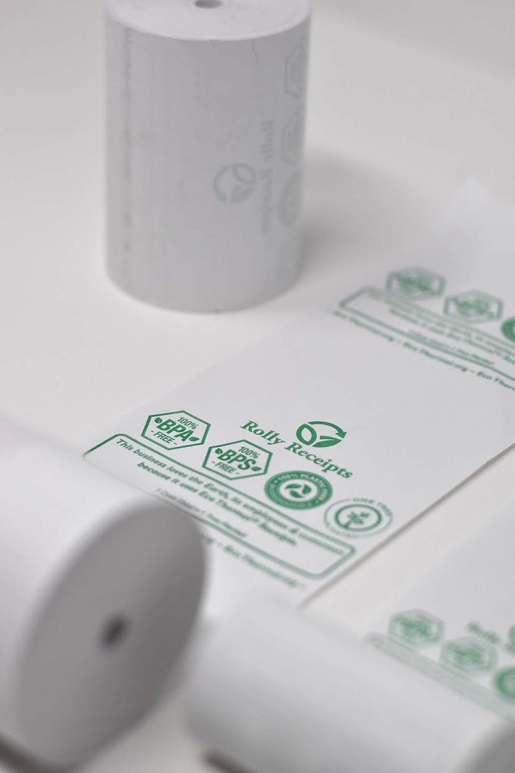 EcoThermal Receipt Roll 3 1/8" x 300' POS Point of Sale Cash Register ...