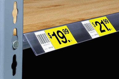 Shelf Strips, Data Strip® Label Holder for Angled Fixture | Retailer ...