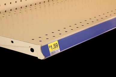 Clip-On Data Strip® Label Holder for Shelf Channel, Flush Fit ...