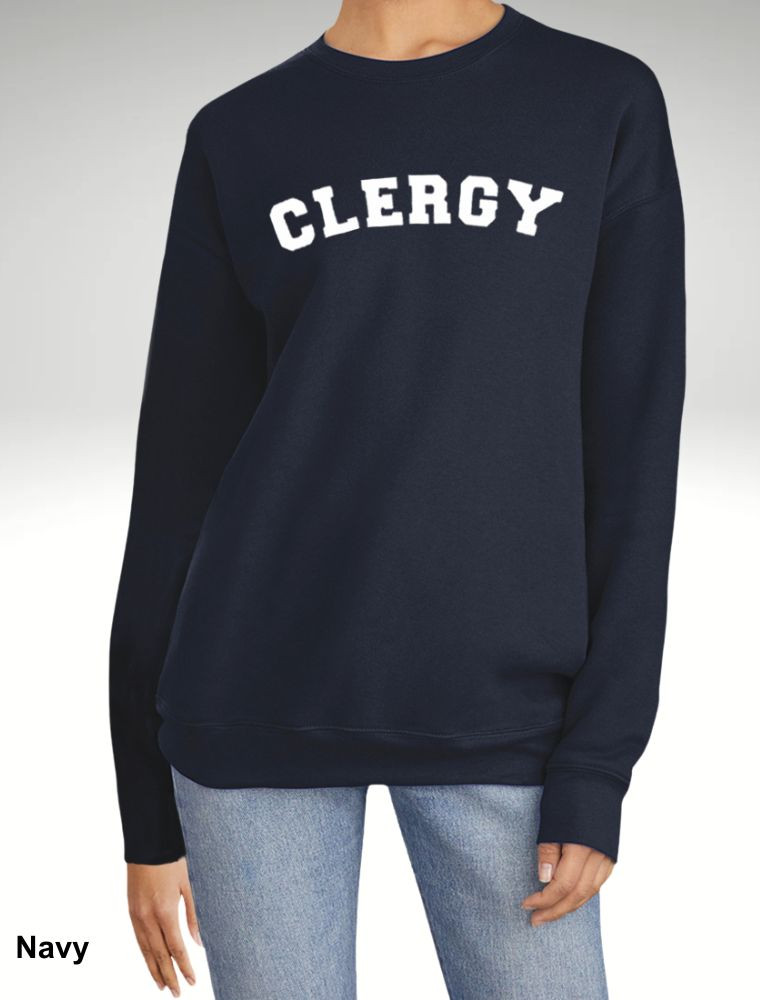 Sacred Stitches | Clergy Crewneck Sweatshirt