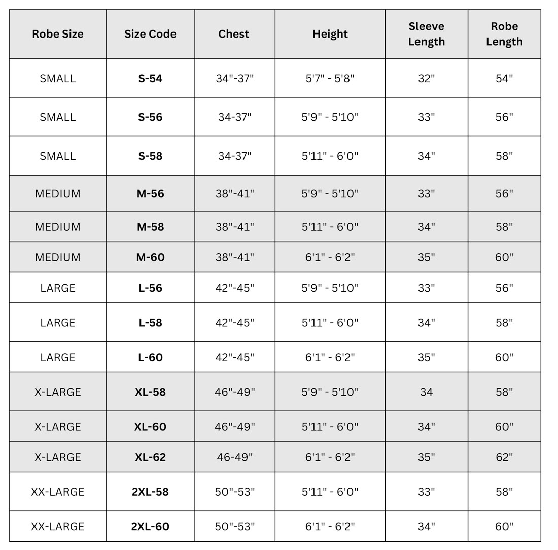 David - Quick Ship Robe | Sacred Stitches