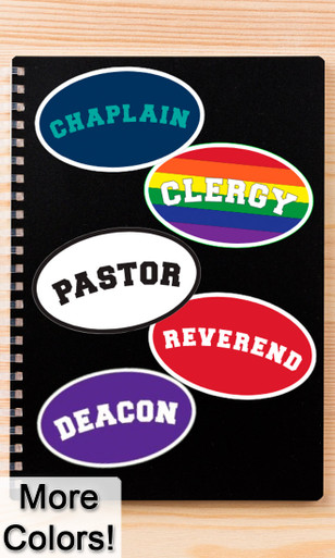 Clergy Decal | Sacred Stitches