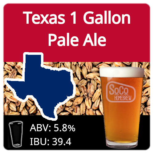 Texas 1 Gallon Pale Ale - SoCo Homebrew