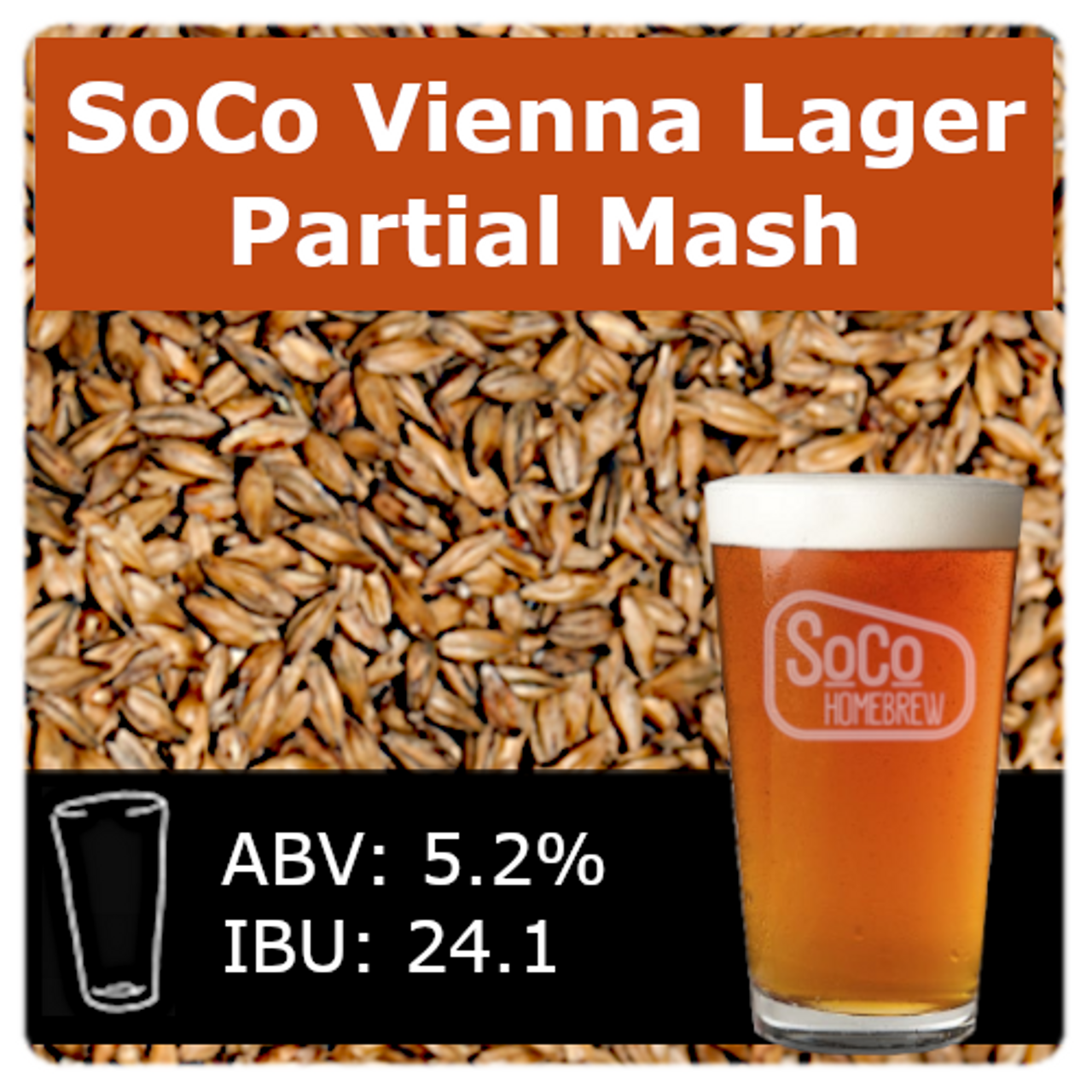 Soco Vienna Lager Partial Mash Recipe Kit