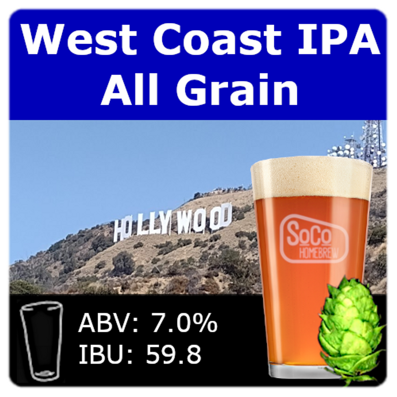 Soco West Coast Ipa All Grain Soco Homebrew