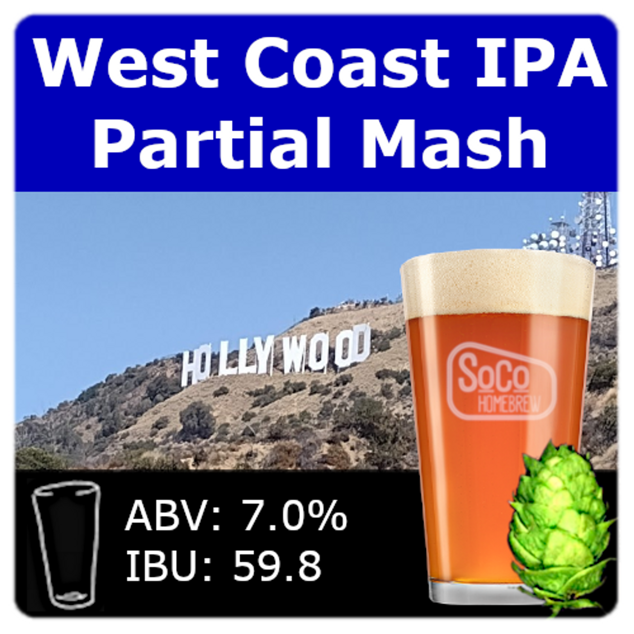 Soco West Coast Ipa Partial Mash Soco Homebrew