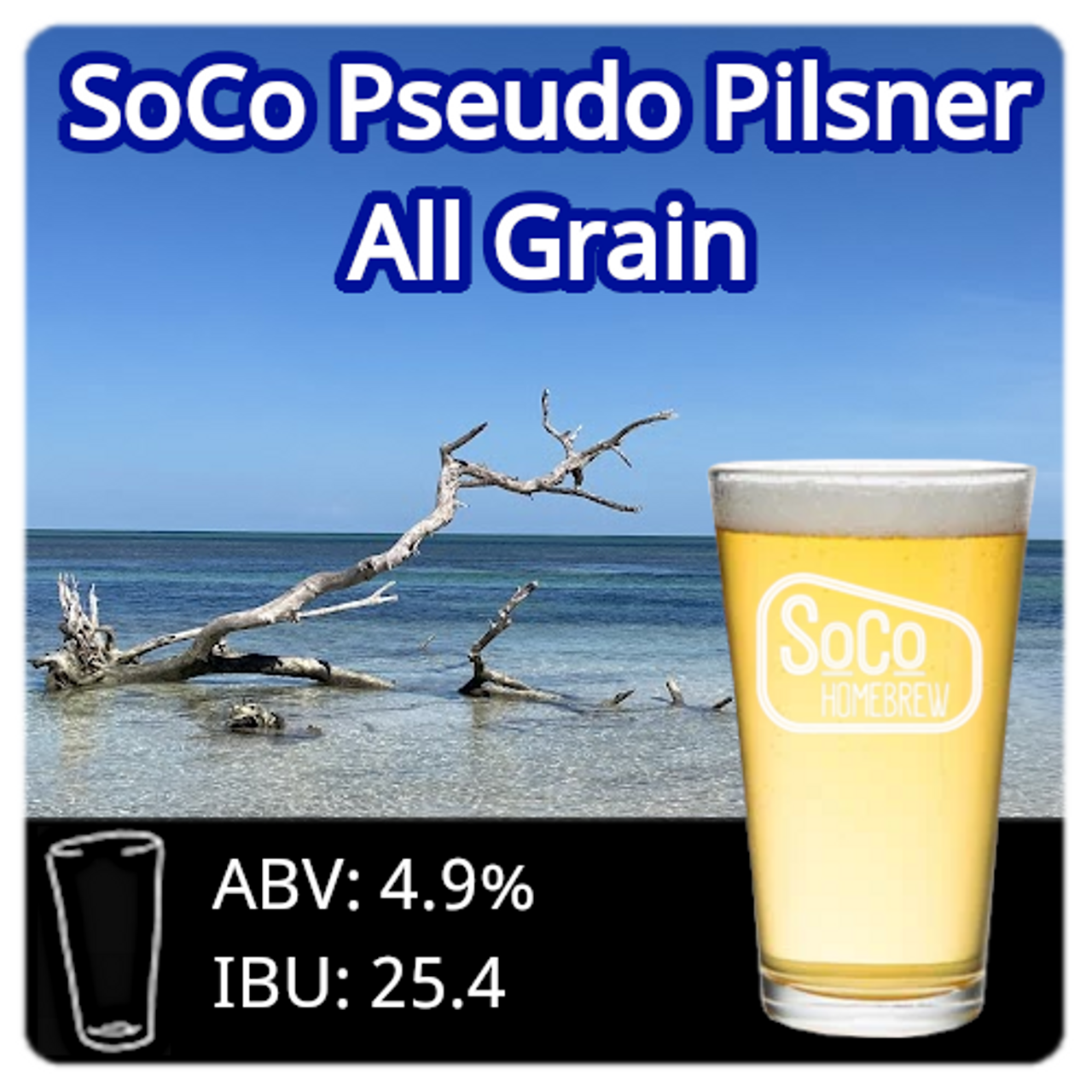 Soco Pseudo Pilsner Ale All Grain Soco Homebrew
