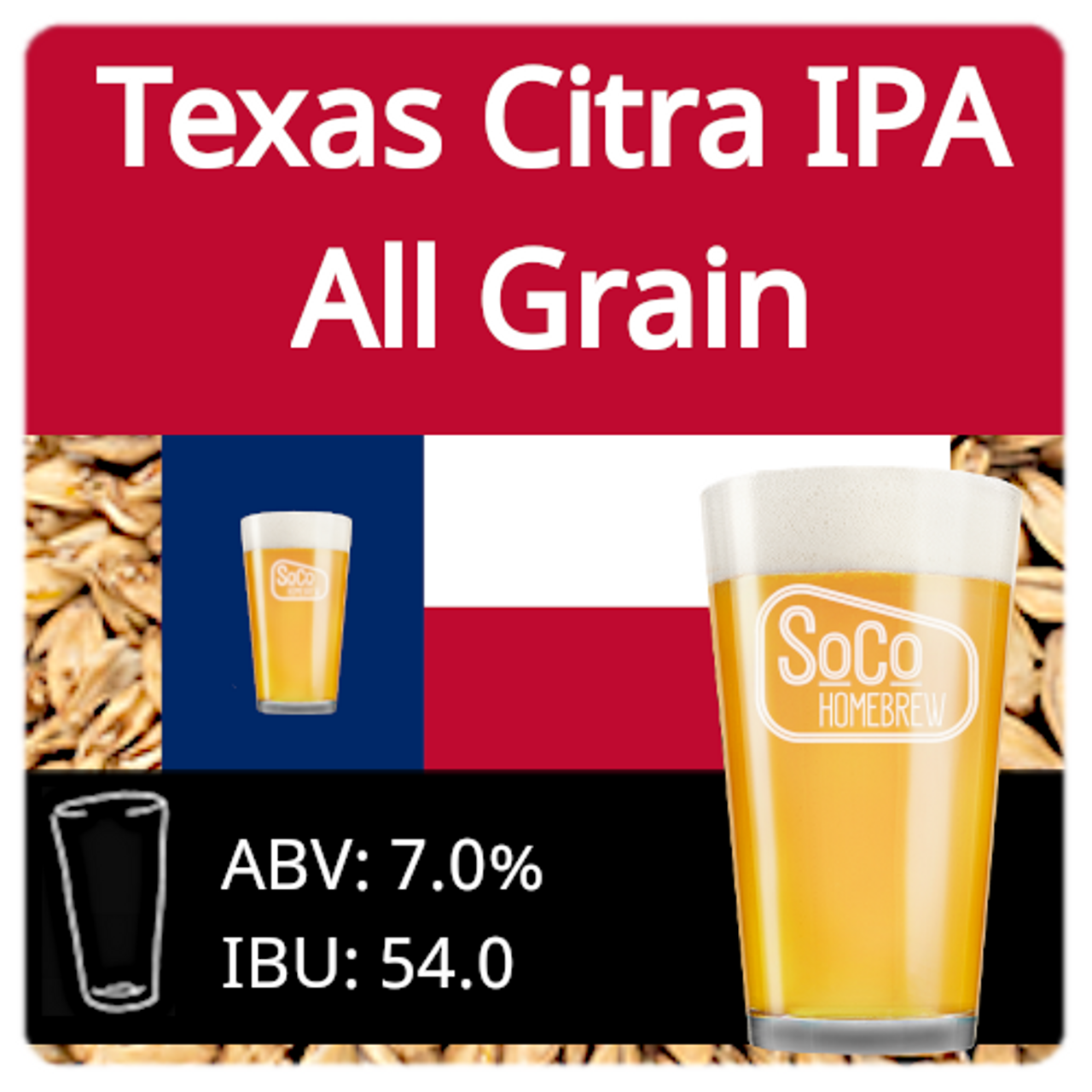 Texas Citra Ipa All Grain Soco Homebrew